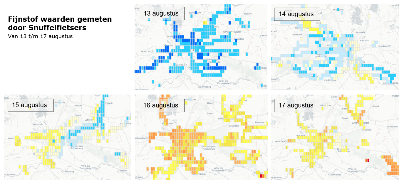 Snuffelfiets en luchtkwaliteit: hier vind je alle data! - Samen Meten Utrecht